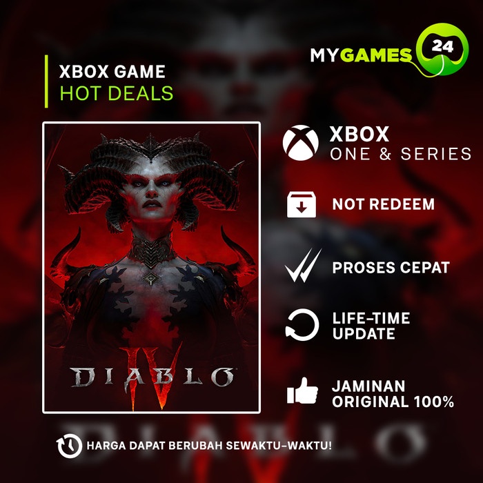 Jual Diablo IV Xbox One Series X|S redeem - Standar | Shopee Indonesia