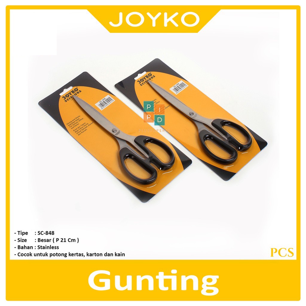 Jual JOYKO - Gunting Besar SC 848 Stainles Steel - Pcs | Shopee Indonesia