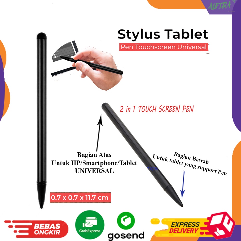 Jual Stylus Pen Tablet, Smartphone 2 In 1 Touchscreen Universal Bisa ...
