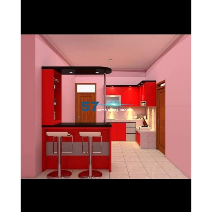 Jual Kitchet Set Serta Meja Bar Minimalis Berbagai Model Dan Free ...