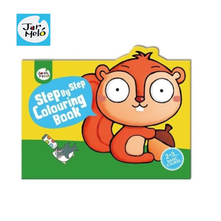 Jual Joan Miro Step by Step Coloring Book squirrel / Tupai buku ...