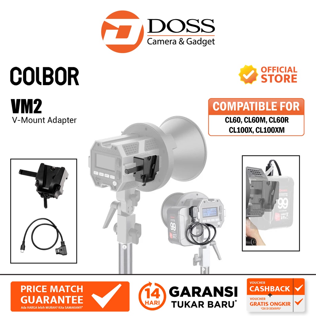 Jual Colbor VM2 V-Mount Adapter | Shopee Indonesia