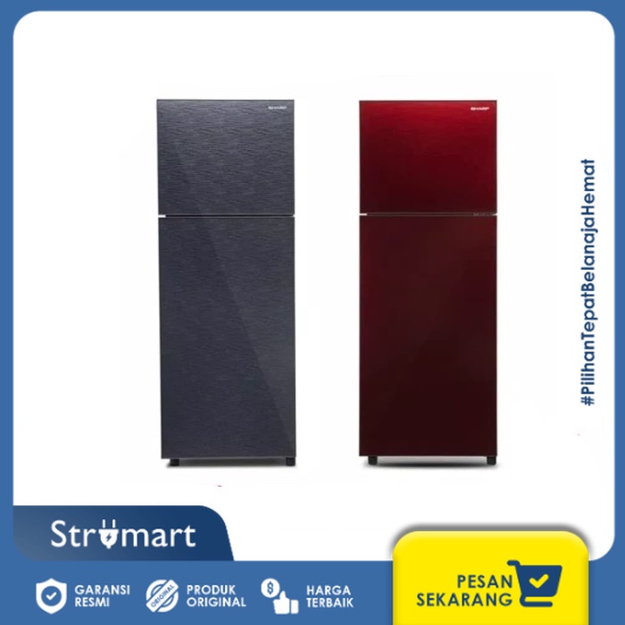 Jual KULKAS 2 PINTU SHARP SJ-246XG | Shopee Indonesia