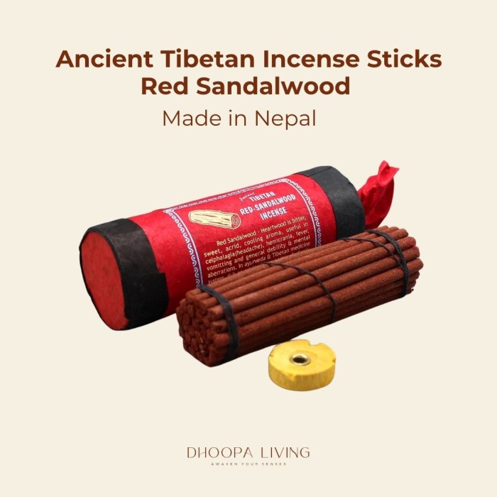 Jual Dhoopa - Incense Sticks Red Sandalwood - Dupa Nepal | Shopee Indonesia