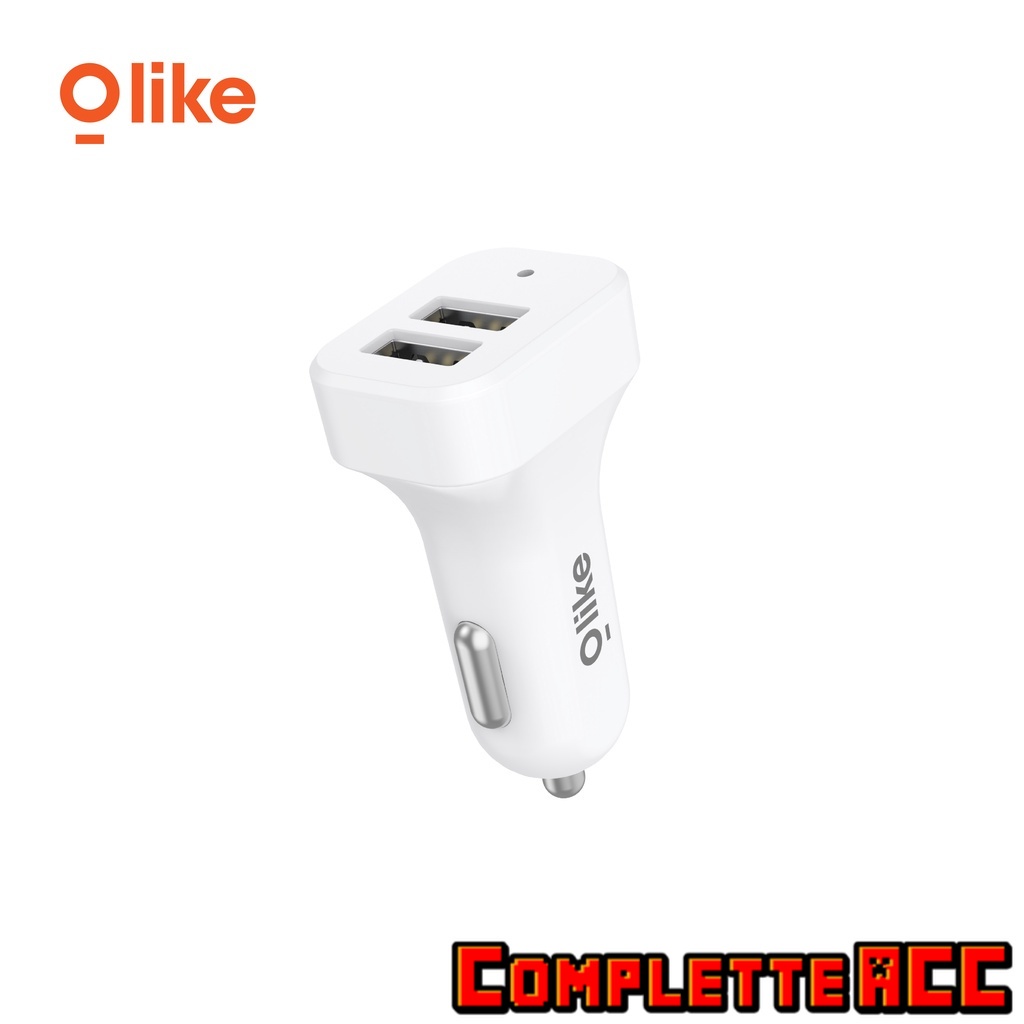 Jual OLIKE - CAR CHARGER MOBIL DUAL USB 3.1A LED R11 | Shopee Indonesia