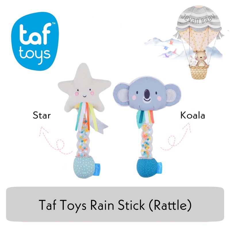 Jual Taftoys Star Rain Stick / Koala Rain Stick ( Mainan Rattle Bayi ...