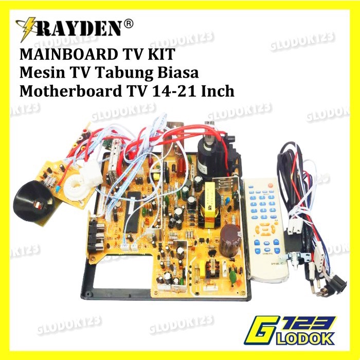 Jual Mesin TV Mainboard Kit Set Tabung Flat Non Digital 14 - 21 Inch ...