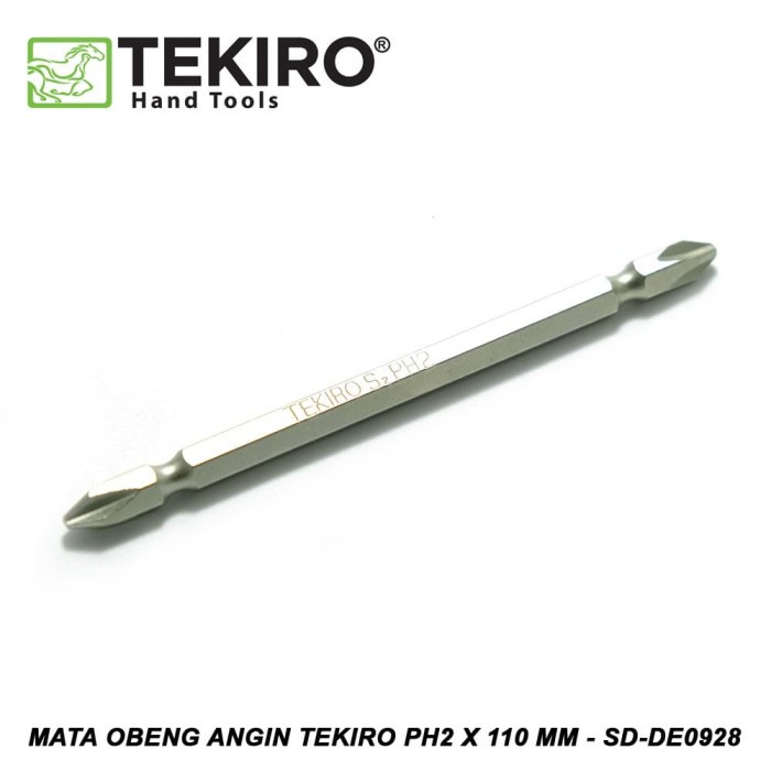 Jual TEKIRO MATA OBENG SCREWDRIVER PH2 X 110 MM SD-DE0928 S2 MATERIAL ...