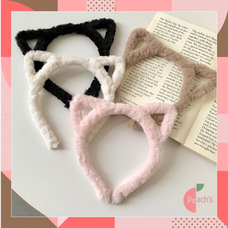Jual PEACHs - F5932 Bando Lucu Karakter Hewan Bulu Halus / Bando Motif ...