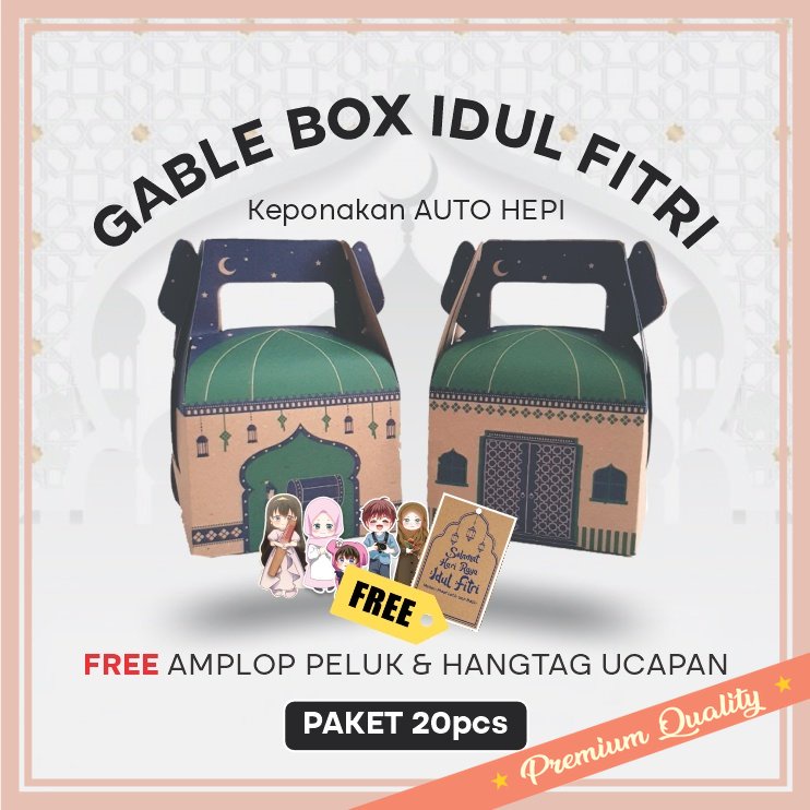 Jual PAKET PARCEL LEBARAN SPESIAL UNTUK KELUARGA BESAR / Gable Box ...