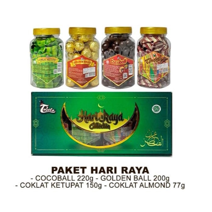 Jual Tobelo Paket Hari Raya 1 DUS isi 4 Toples ORIGINAL | Shopee Indonesia
