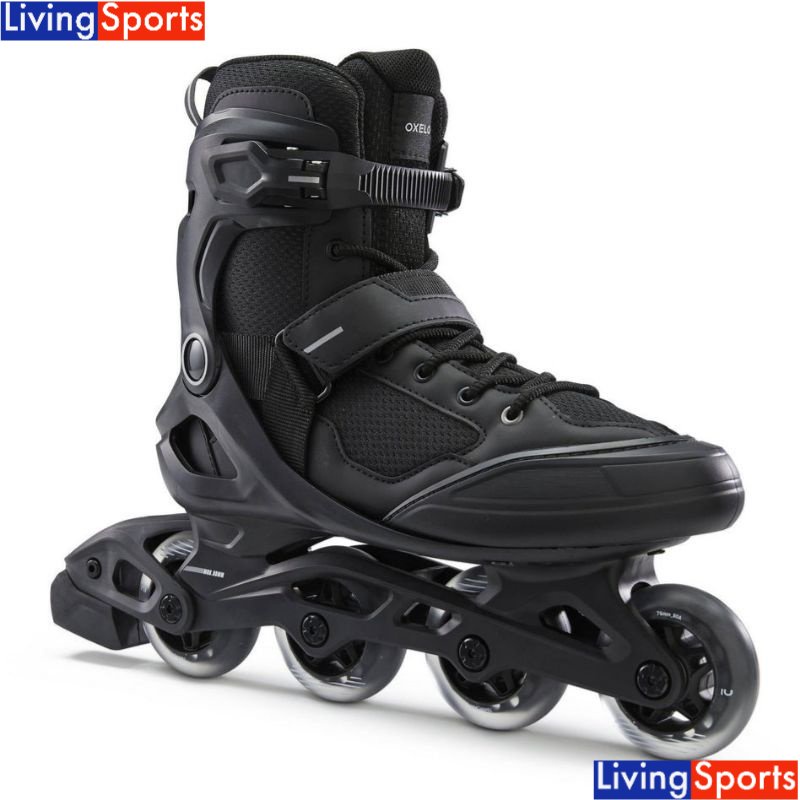 Jual Sepatu Roda Dewasa Inline Skate Fit 100 Black | Shopee Indonesia