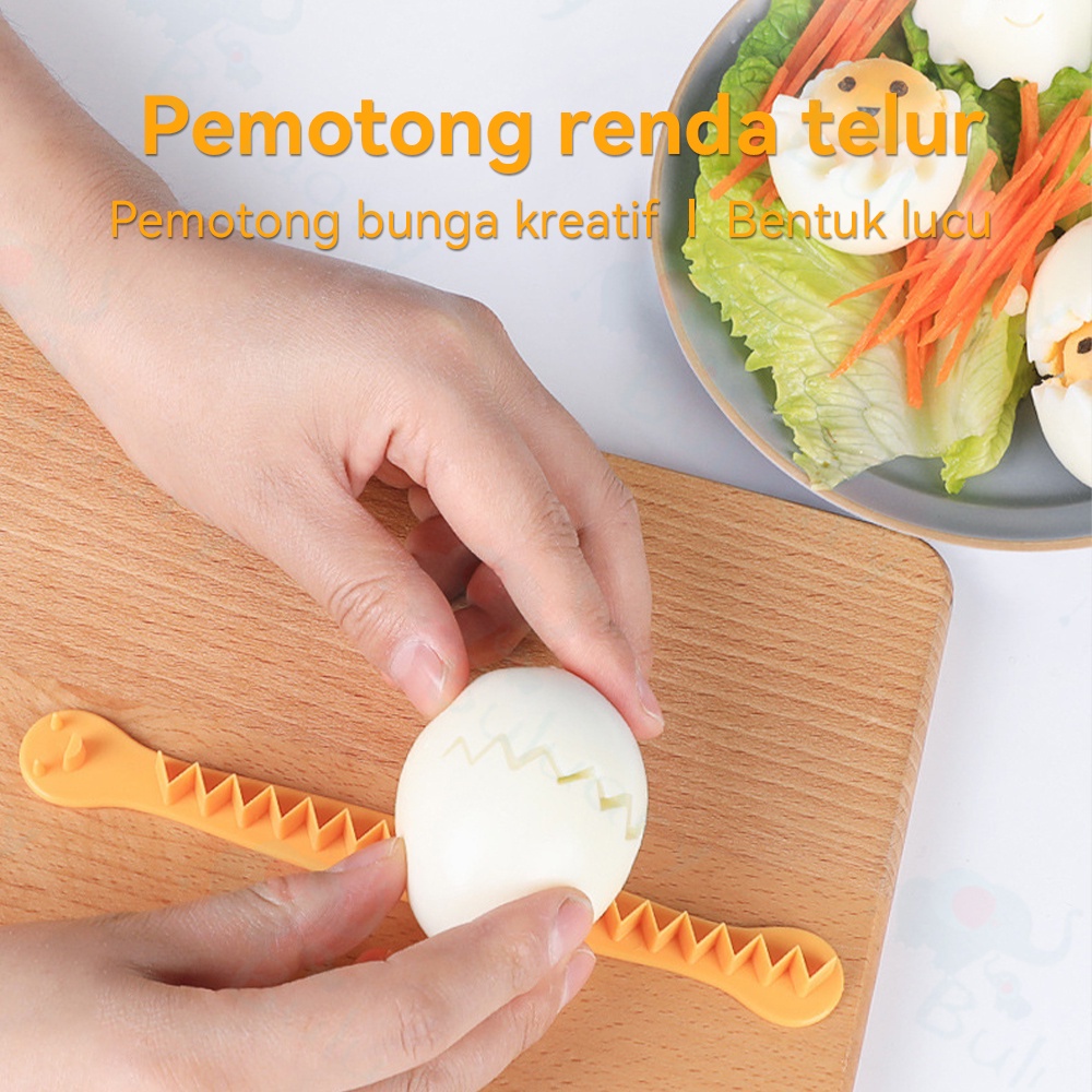 Jual GrosirMart Set Alat Pemotong Telur Rebus 1 set isi 2 / Set Cetakan ...