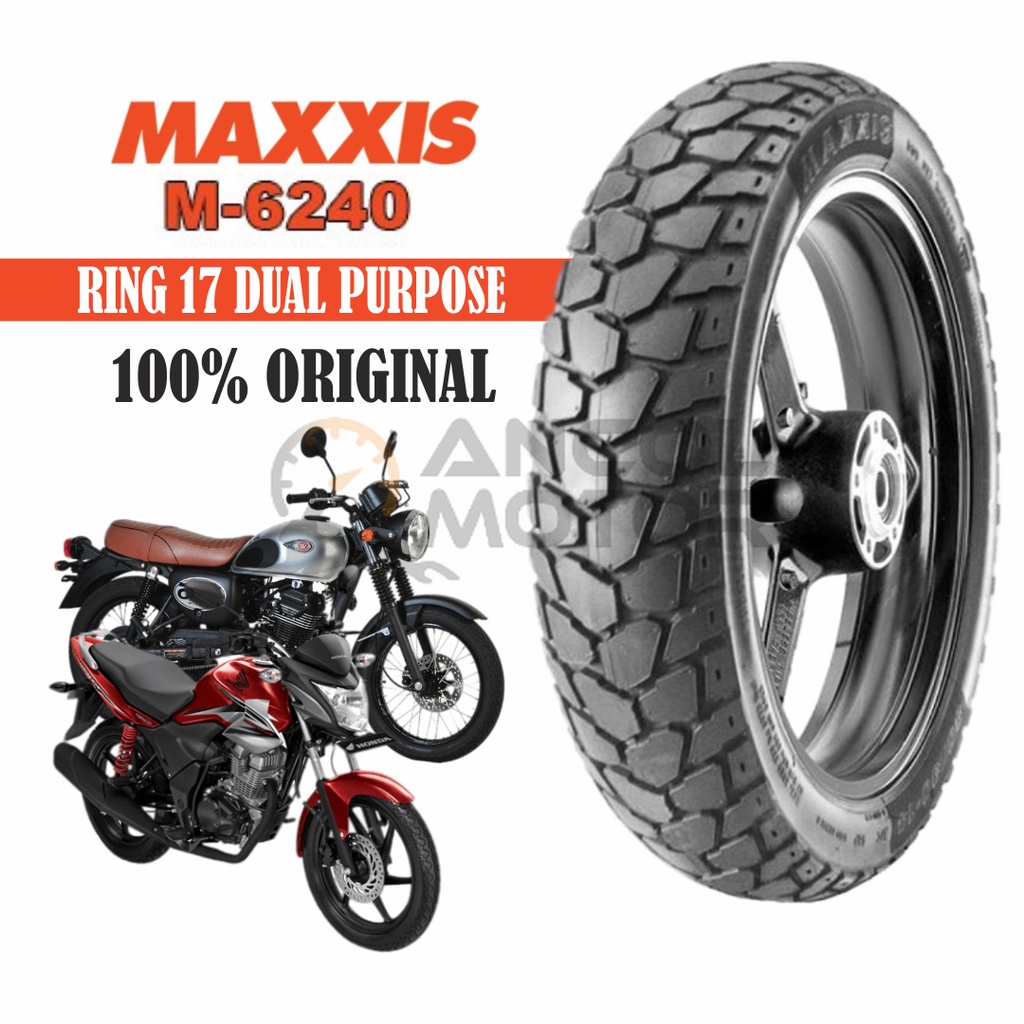Jual Maxxis M6240 PAKET Ban Verzha CB Jupiter MX 80/90 90/90 Ring 17 ...