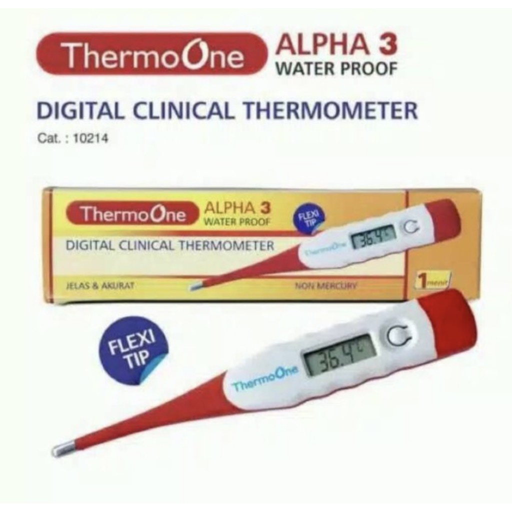 Jual ONEMED THERMO ONE ALPHA 3 DIGITAL CLINICAL THERMOMETER TERMOMETER ...
