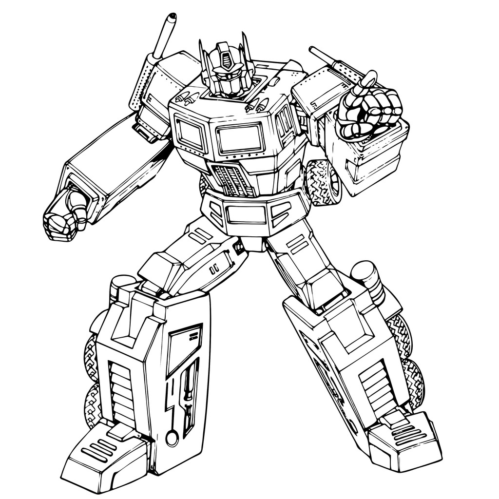 Jual Gambar Mewarnai ~ ROBOT/ Seketsa Lukis / Drawing Sketch / Sketsa ...