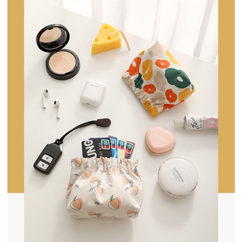 Jual Pouch Make Up Mini Estetik Waterproof Pouch Korea | Shopee Indonesia