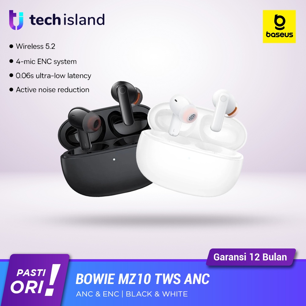 Jual Baseus Bowie MZ10 TWS Earphone Bluetooth Dual Channel Low Latency ...