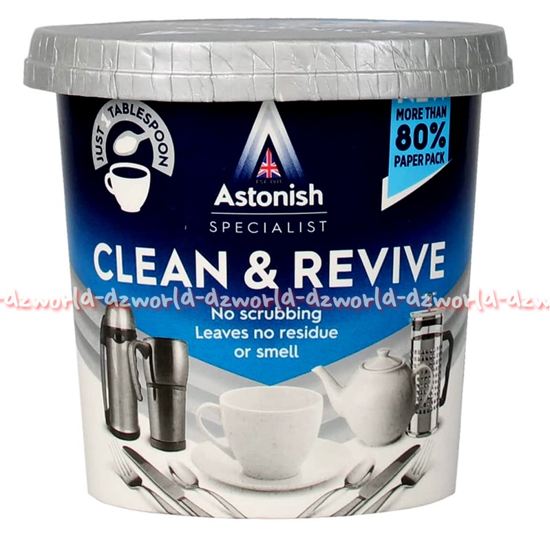 Jual Astonish Cup & Revive 350gr Sabun Cuci Piring Gelas Bubuk ...