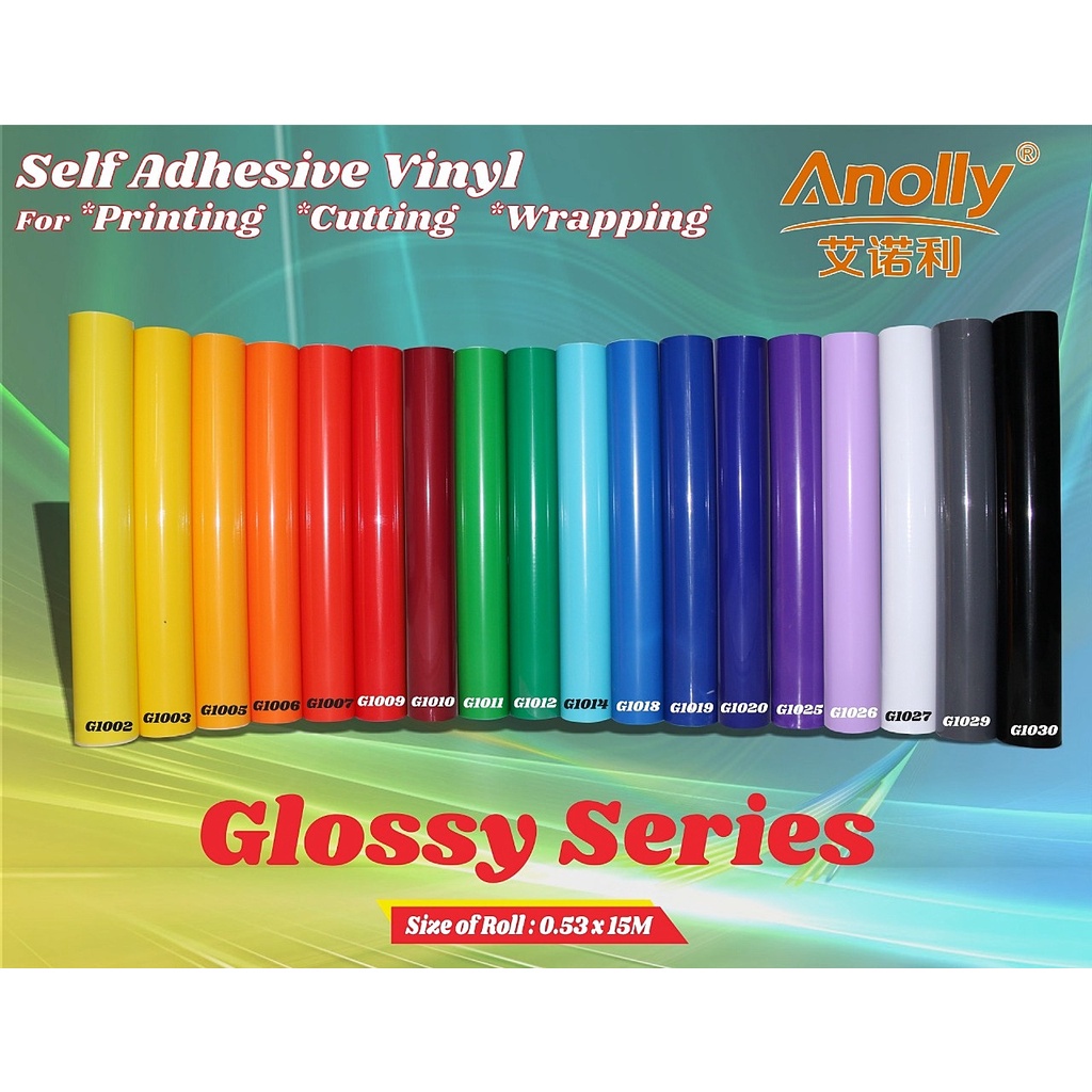 Jual sticker skotlet Anolly glossy dan doff (roll) L 53cm X P 15m ...