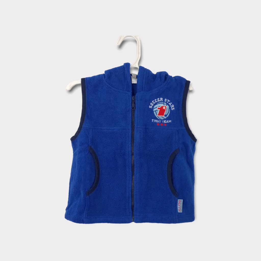 Jual BHS Baby - Rompi Anak Warna Biru Full Zipper | Shopee Indonesia