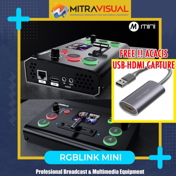Jual RGBlink Mini Compact Streaming Switcher | Shopee Indonesia