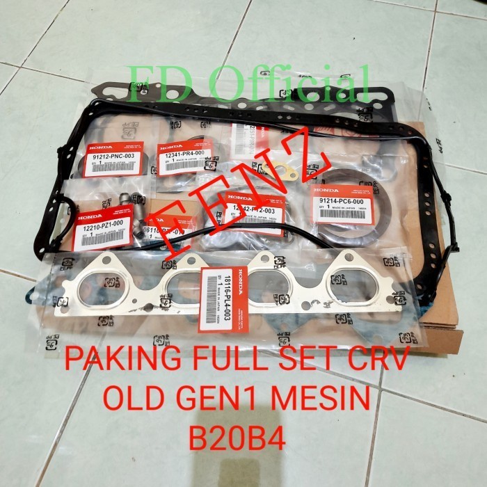 Jual paking full set crv old gen1 bahan asbes-grafit | Shopee Indonesia