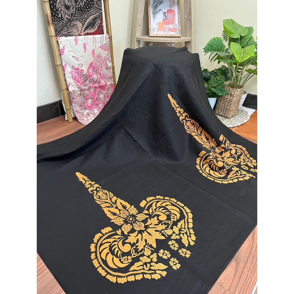 Jual Kain Batik SOLO motif gunungan gold Kain Batik Kekinian | Shopee ...