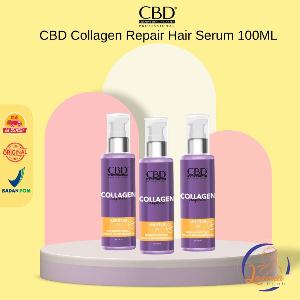 Jual CBD Collagen Repair Hair Serum 100Ml | Shopee Indonesia