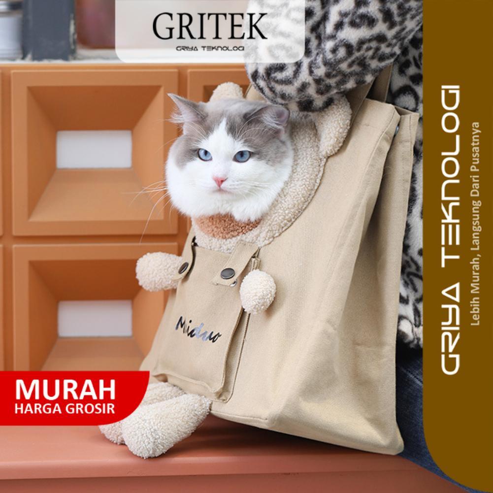 Jual Tas Tote Bag Kucing / Anjing Motif Teddy Bear / Viral Tiktok ...