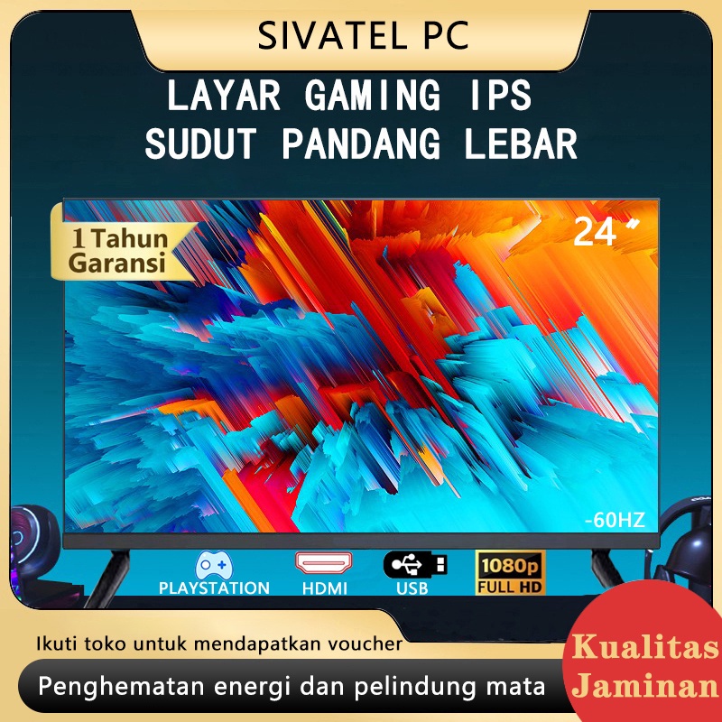 Jual Promosi !! Monitor komputer LED Tampilan HD Monitor Rumah TV 24 ...
