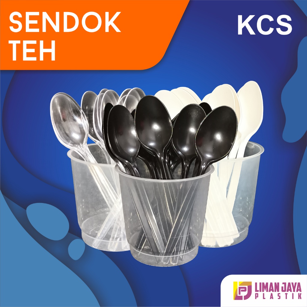 Jual Sendok Teh Plastik | Sendok Eskrim Merk KCS Putih | Sendok Eskrim ...