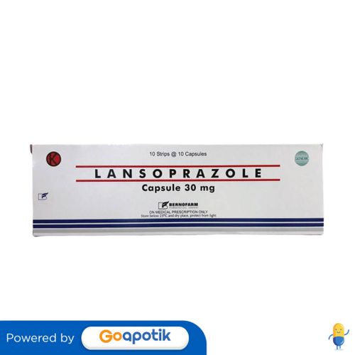 Jual LANSOPRAZOLE BERNOFARM 30 MG BOX 100 KAPSUL | Shopee Indonesia
