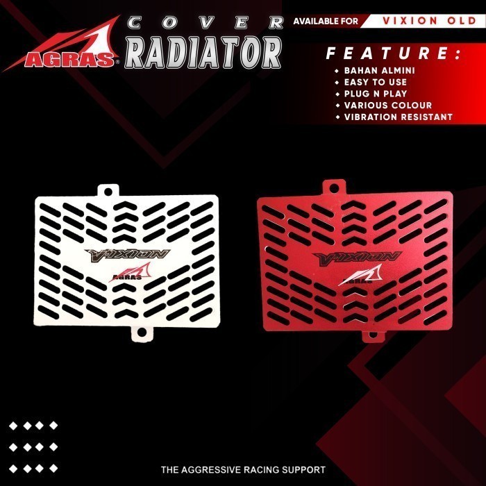 Jual Cover Saringan Radiator Almini Yamaha VIXION OLD | Shopee Indonesia