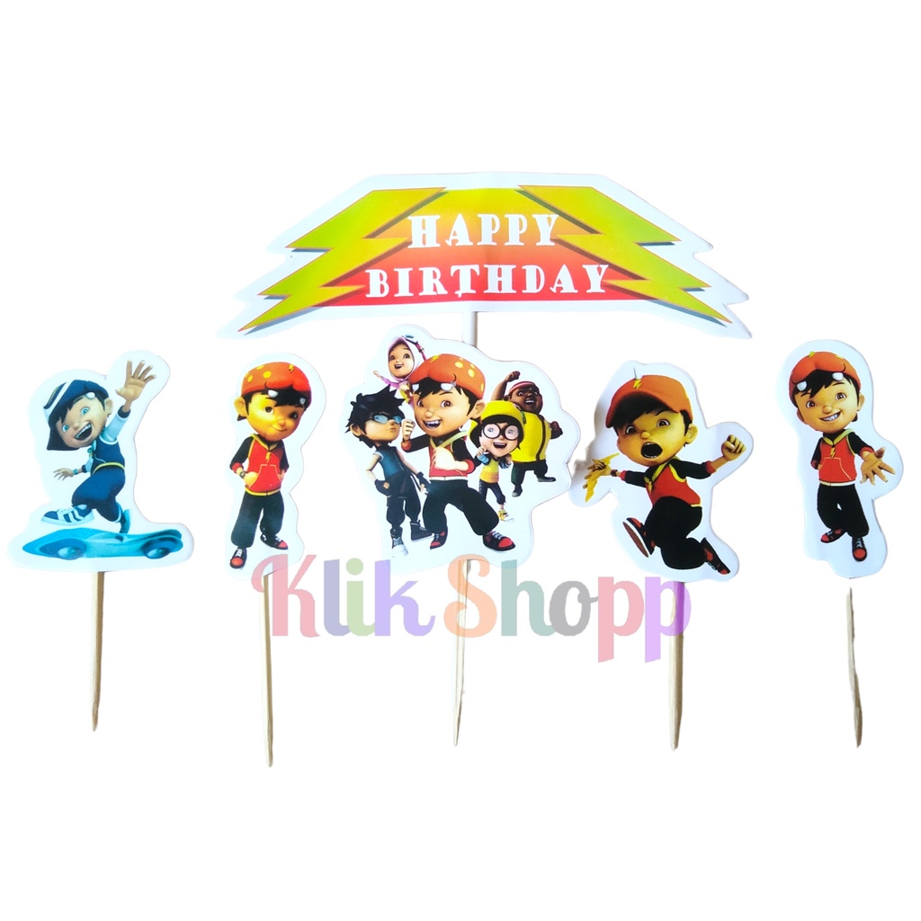 Jual Topper Cake BoBoBoy / Topper Karakter Ulang Tahun | Shopee Indonesia