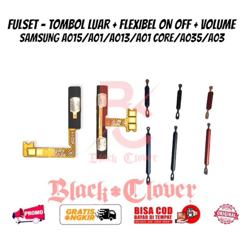 Jual FULSET Tombol Luar + Flexible + On Off Samsung Galaxy A015 | A01 | A013 | A01 CORE | A035 ...
