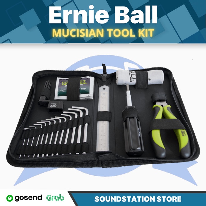 Jual ERNIE BALL Musician's Tool Kit - Multi Tool Instrumen Gitar Bass ...