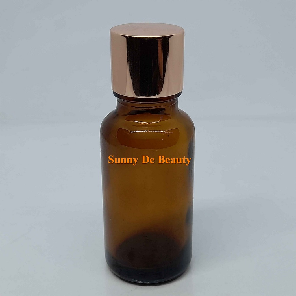 Jual Botol Kaca 20 ml Amber Original Br Tutup Drop Gold Alumunium ...