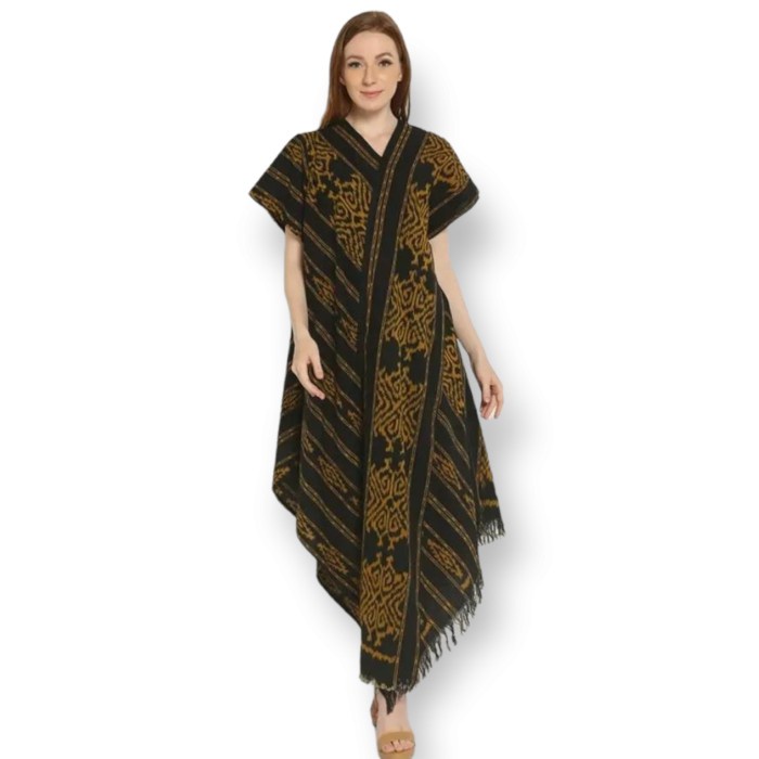 Jual dress tenun troso/longdress tenun etnik original/baju tenun murah | Shopee Indonesia