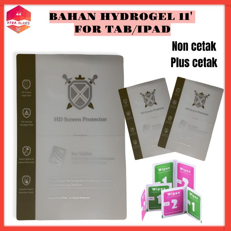 Jual BAHAN HYDROGEL UNTUK TABLET ATAU IPAD SERIES 11 INCH / HYDROGEL ...