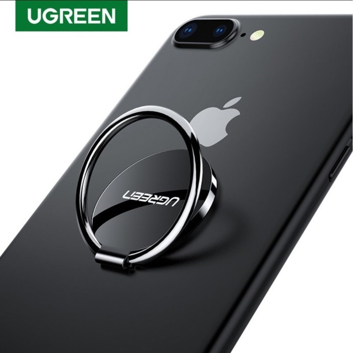 Jual Ugreen Metal Iring Ring Phone Stand Holder 360 degree Premium Ring ...