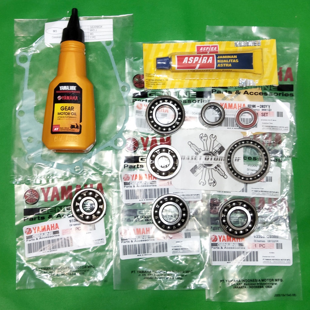 Jual Komplit Bearing Rasio Mio J Mio GT 115 XRide 115 Soul GT 115 Plus ...