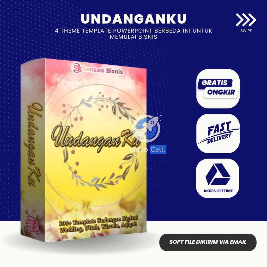 Jual [TEMPLATE] Undanganku - Template Undangan Nikah Format PPT Layanan ...
