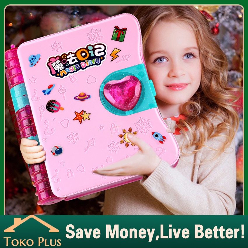 Jual Mainan Surprise Treasure Magic Book Diary Aksesoris Kado Anak ...