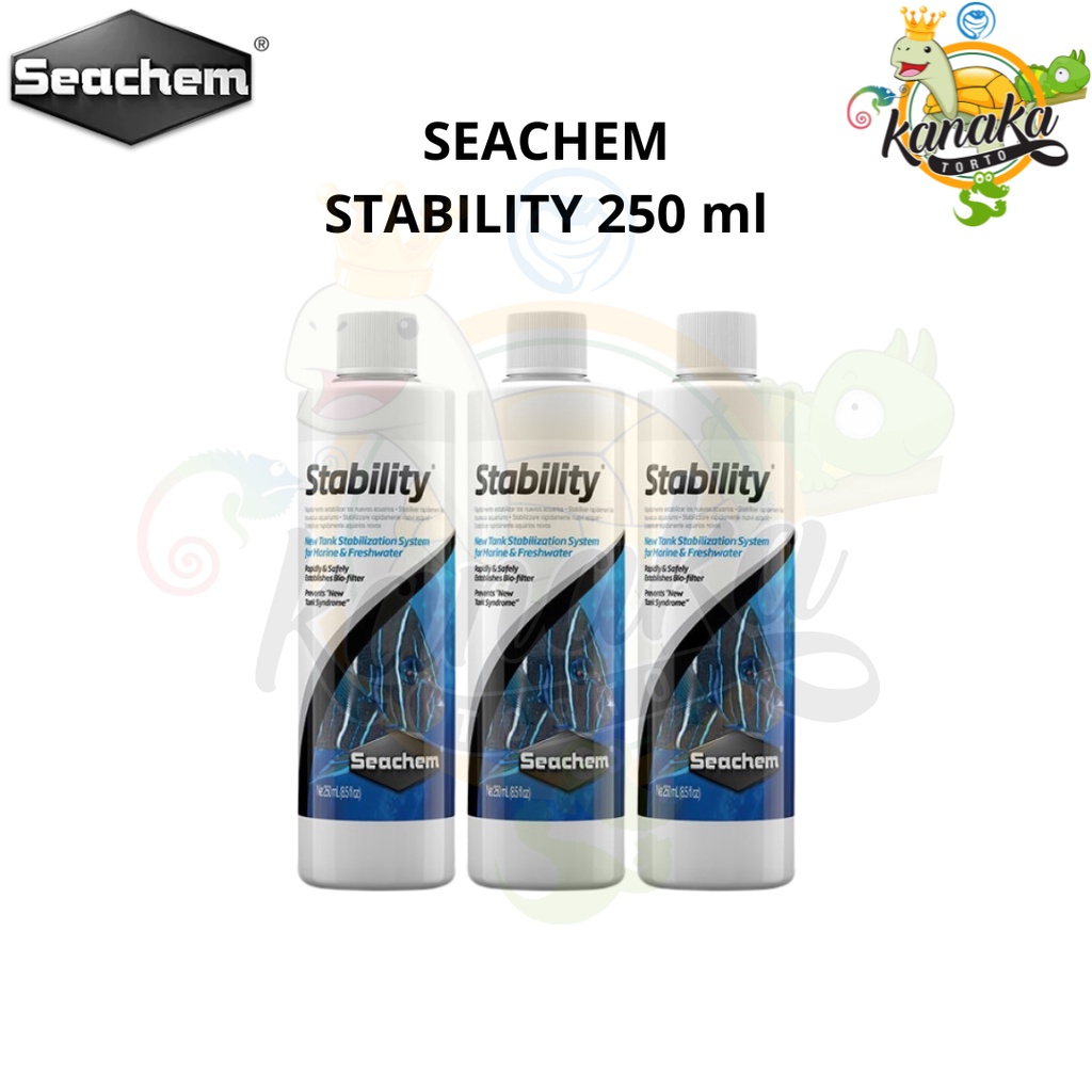 Jual SEACHEM Stability 250ml Starter Bacteria Aquarium Kolam Ikan ...