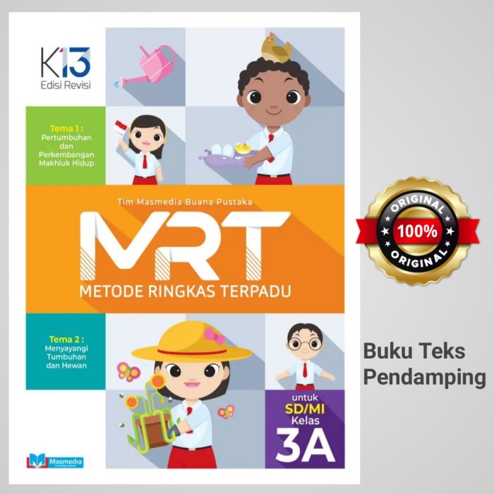 Jual Buku MRT Metode Ringkas Terpadu Kelas 3A Masmedia Best Seller ...