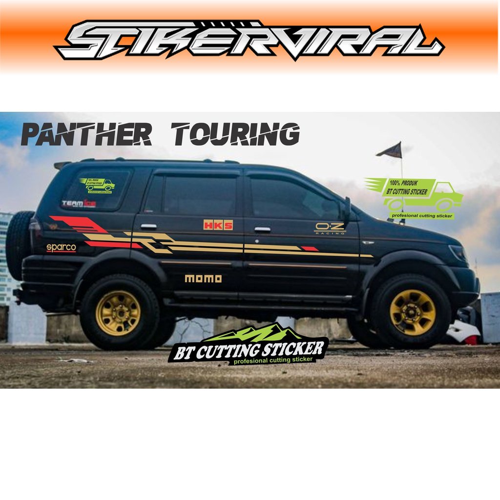 Jual STICKER MOBIL ISUZU PANTHER TOURING STICKER PANTHER TOURING STIKER ...