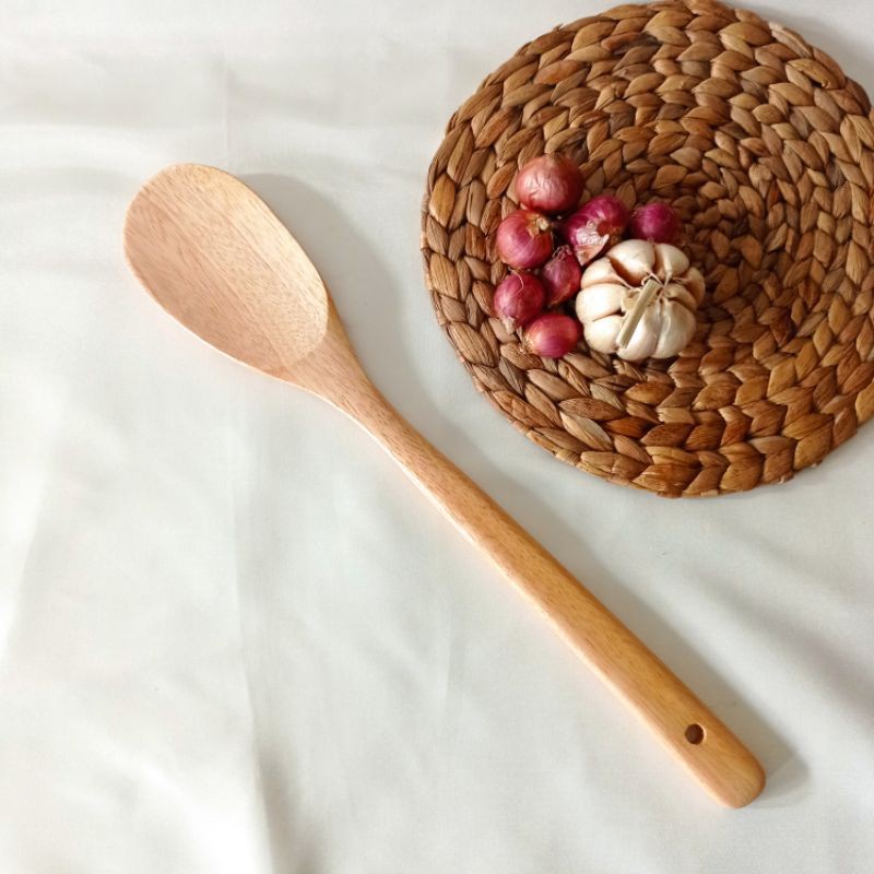 Jual ️PROMO Sutil Set Kayu Mahoni Isi 5 / Spatula Kayu / Sodet Kayu ...