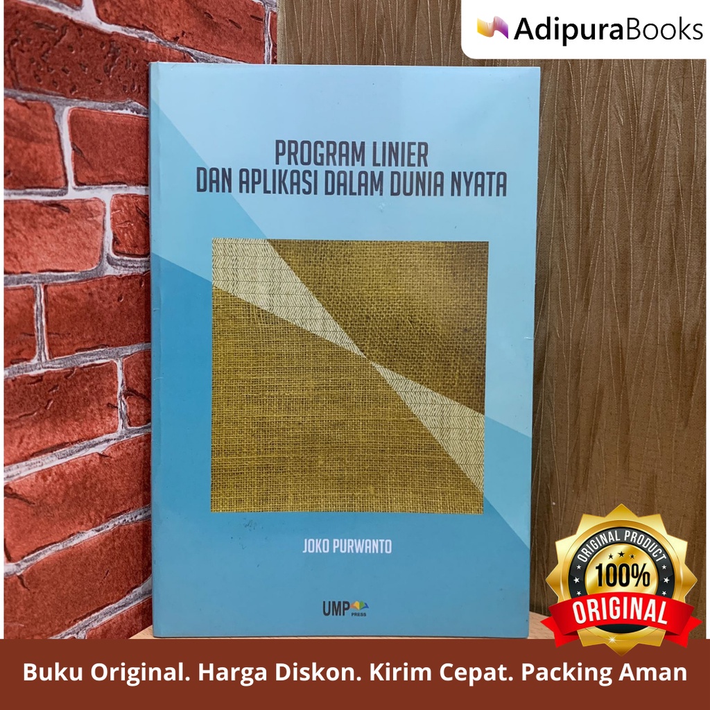 Jual BUKU ORIGINAL - Program Linier dan Aplikasi Dalam Dunia Nyata | Shopee Indonesia