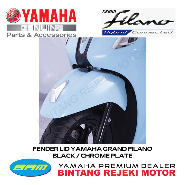 Jual YAMAHA FENDER LID YAMAHA GRAND FILANO BLACK / CHROME PLATE ...